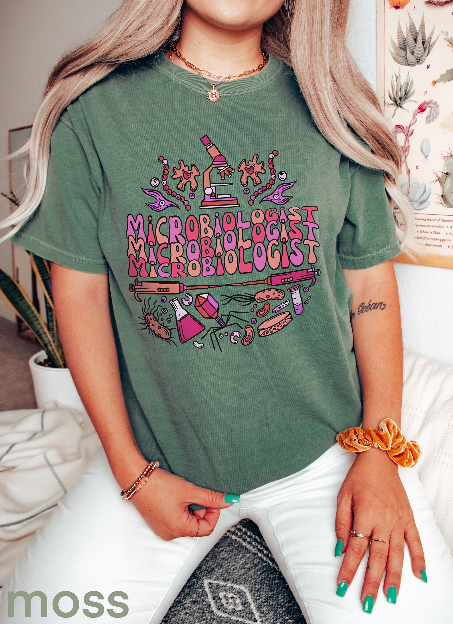 Microbiology Shirt, New Microbiologist Phd Graduation Gift, Laboratory ...