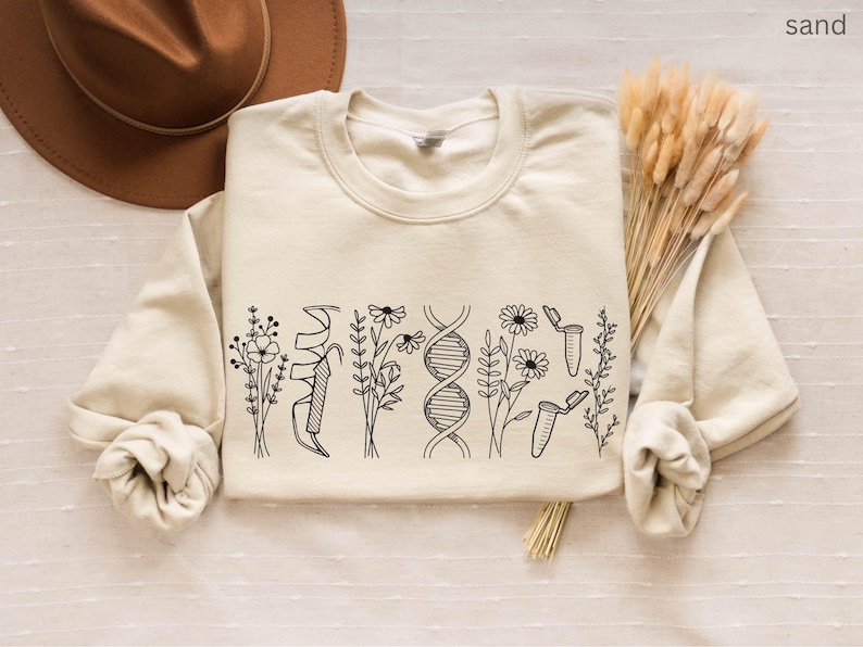 Molecular Biology Sweatshirt, Biochemistry DNA Science Teacher Sweater ...