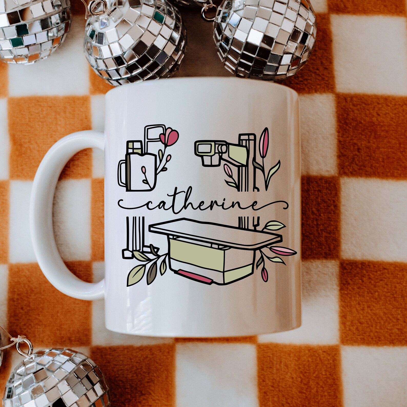 Xray Tech Mug, Personalized Radiology Technician Coffee Mug, Custom Rad ...