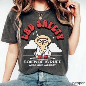 Funny Lab Science Shirt, Chemistry Teacher Dog T-shirt, Microbiology ...