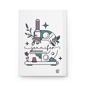 Personalized Microbiology Notebook, Laboratory Scientist Custom Journal ...