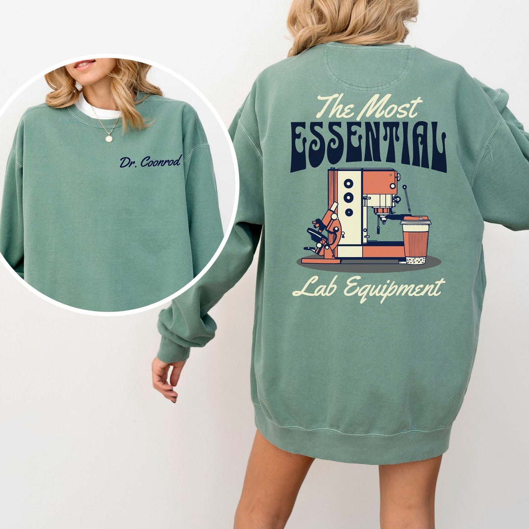 Personalized Laboratory Science Comfort Colors Sweatshirt, Custom ...