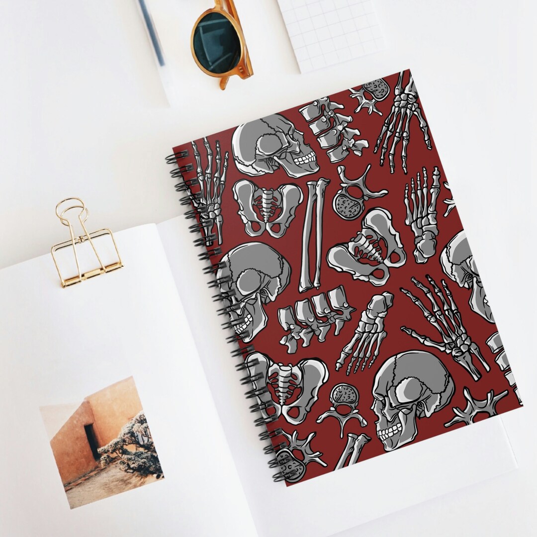 Anatomy Skull Bones Skeleton Orthopedic Notebook for Future Doctors ...