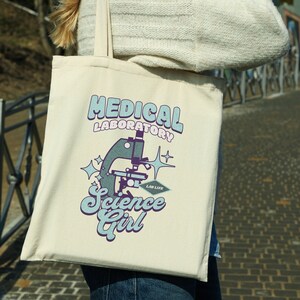 Medical Laboratory Science Tote Bag, MLT Scientist Gifts, Medical Lab ...