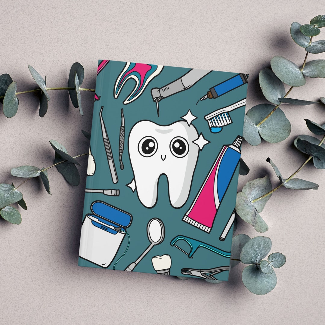 Dental Hygiene Cute Notebook, Tooth Fairy Dentist Hygienist Office Gift ...