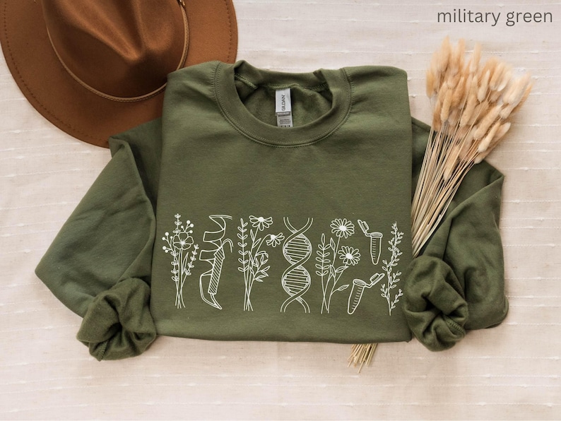 Molecular Biology Sweatshirt, Biochemistry DNA Science Teacher Sweater ...