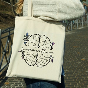 Personalized Neuroscience Tote Bag, Custom Neuro ICU Nurse Gifts, Neuro ...