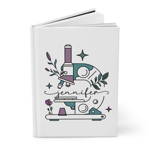 Personalized Microbiology Notebook, Laboratory Scientist Custom Journal ...