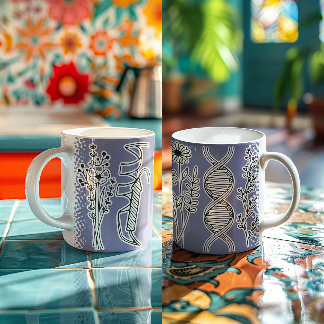 Molecular Biology Mug, Genetics Medical Laboratory Science Gift ...