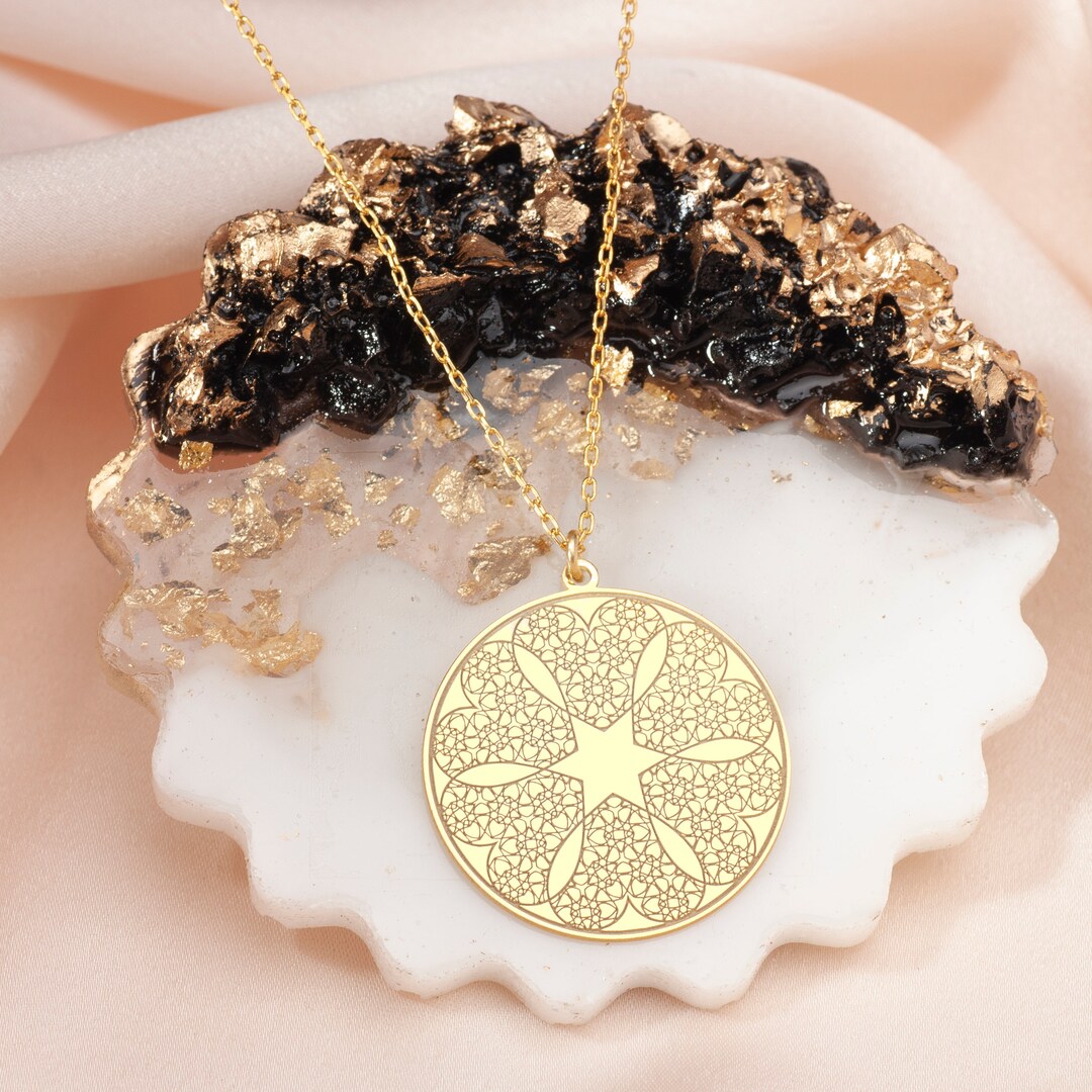 New Star Locket Star Necklace Islamic Necklace Muslim Gift Gold, Rose ...
