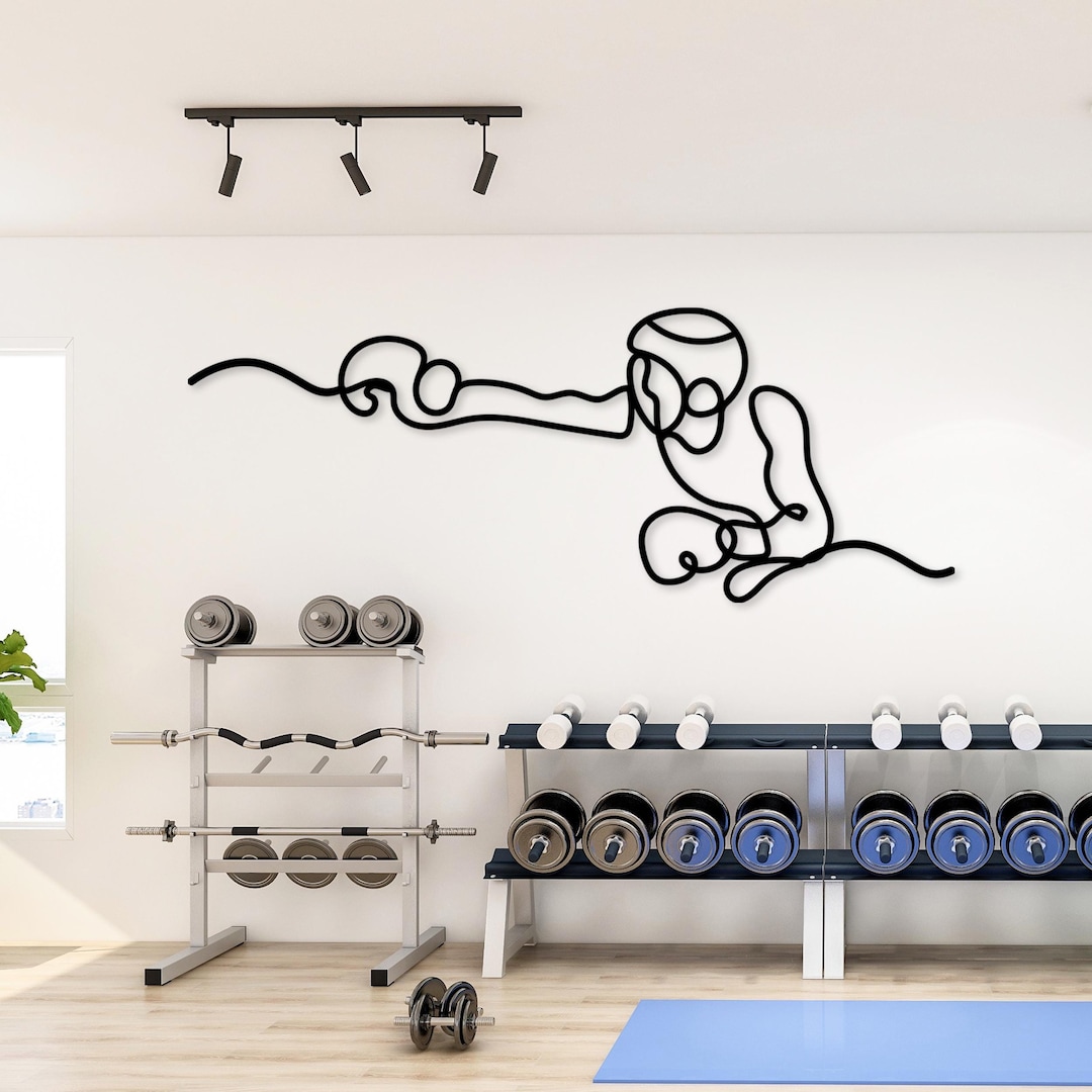 Boxing Metal Wall Art, Masculine Wall Art, Mens Wall Art, Boxer ...