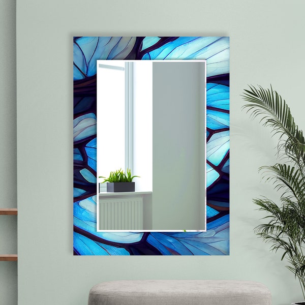 Blue Mirror - Etsy