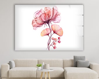 Xray Floral Wall Art - Etsy