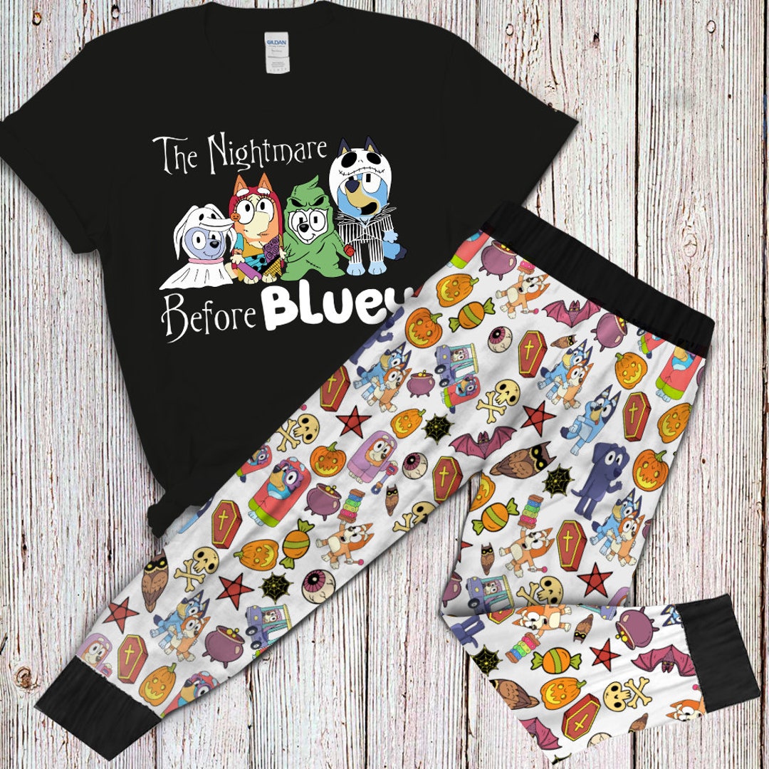Bluey Pajamas Christmas Christmas Gifts Pajamas for - Etsy