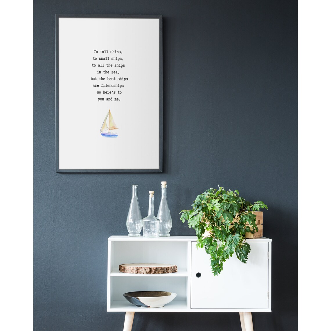 PRINTABLE Friendship Toast, to Tall Ships, Friendship Quote, Toast Best ...