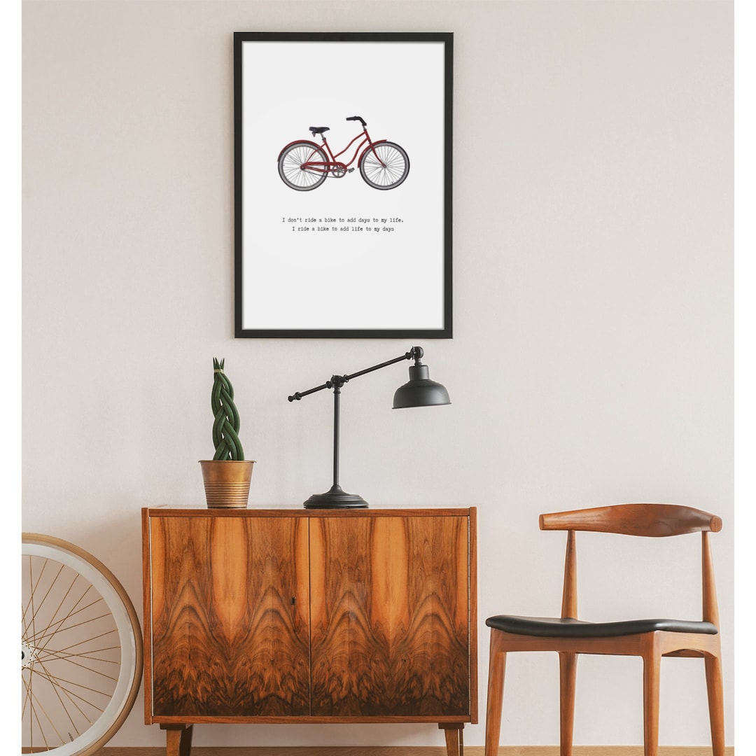 PRINTABLE Cycling Print, Cycling Poster, Bicycle Gift, Bike Gift ...