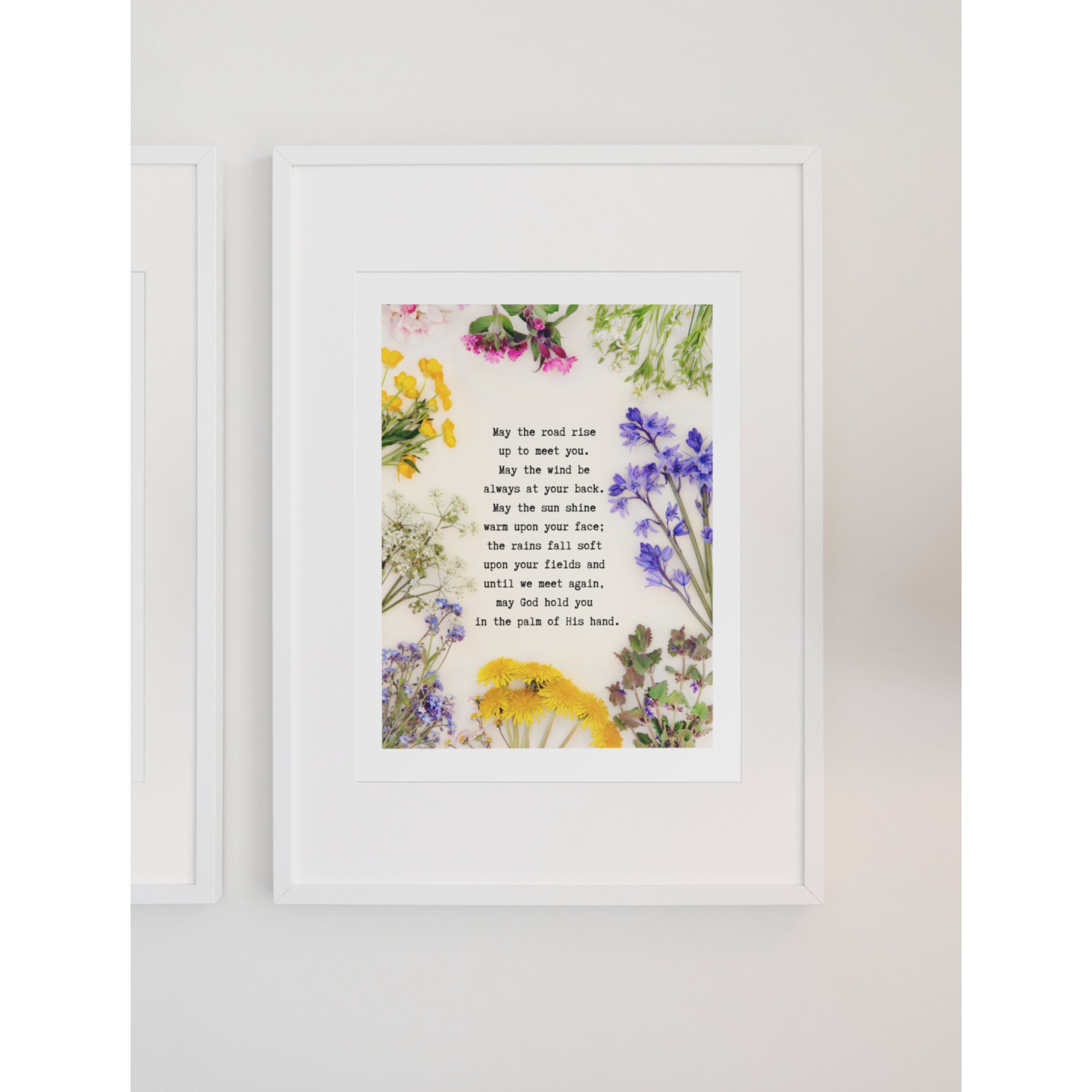 PRINTABLE Traditional Irish Blessing 1 May the Road Rise up to Meet You ...