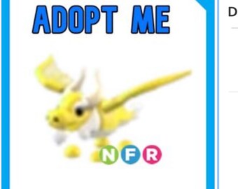 Adopt Me Neon Dragon - Etsy