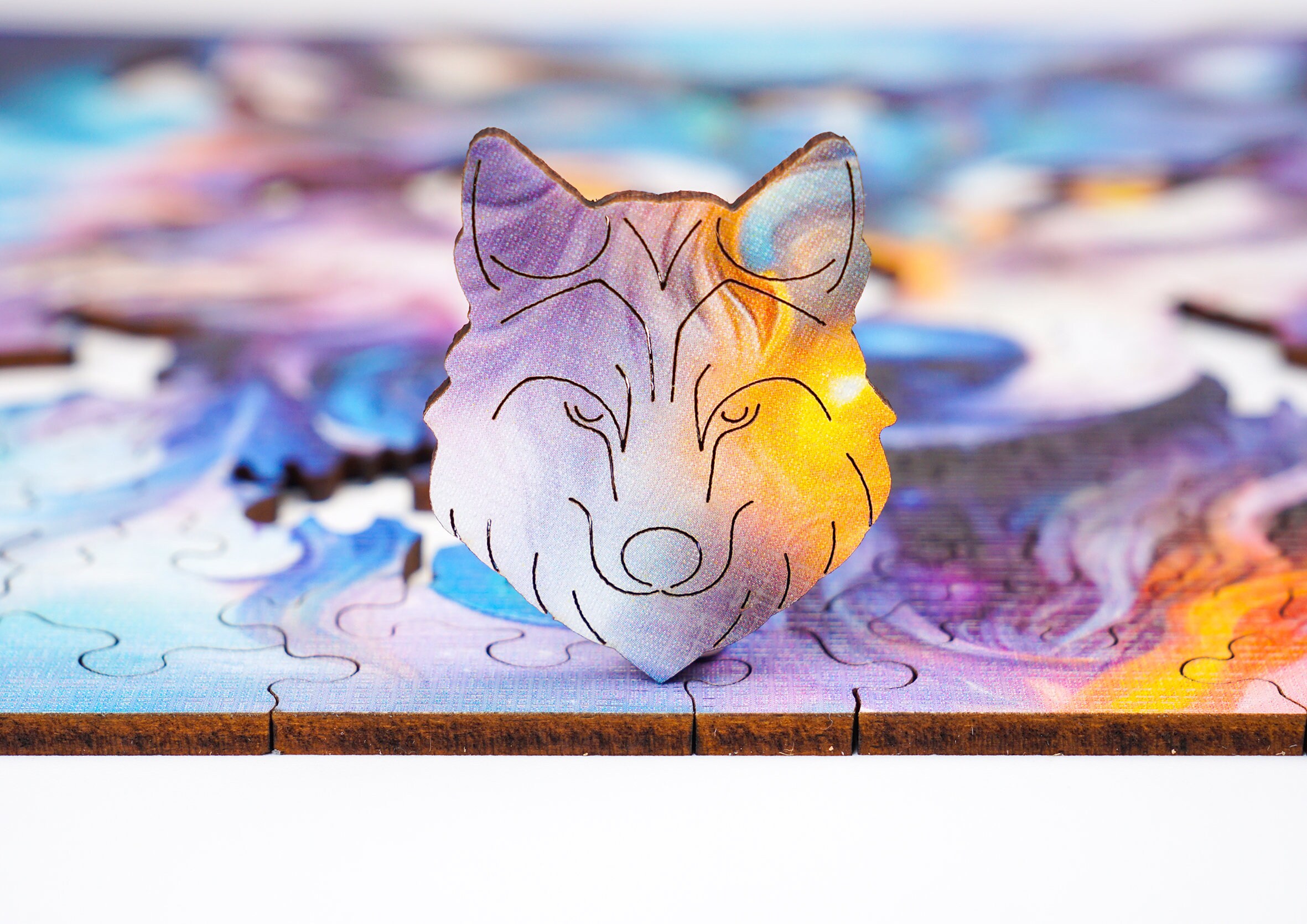 Wooden Jigsaw Puzzle WOLF 145 Elements - Premium Unique Jigsaw Puzzles ...