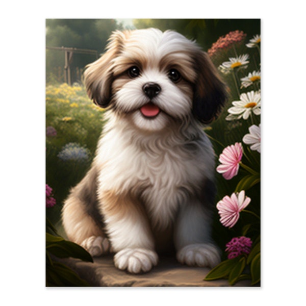 Paint by Number Dog - Etsy