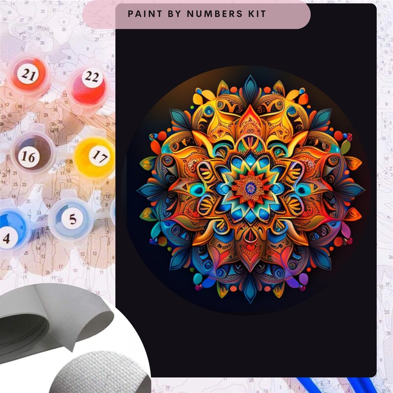 Mandala Numbers - Etsy