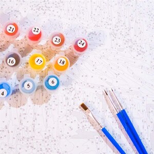 Surrealist Modern Art Number Painting Set, Paint by Numbers Kit of ...