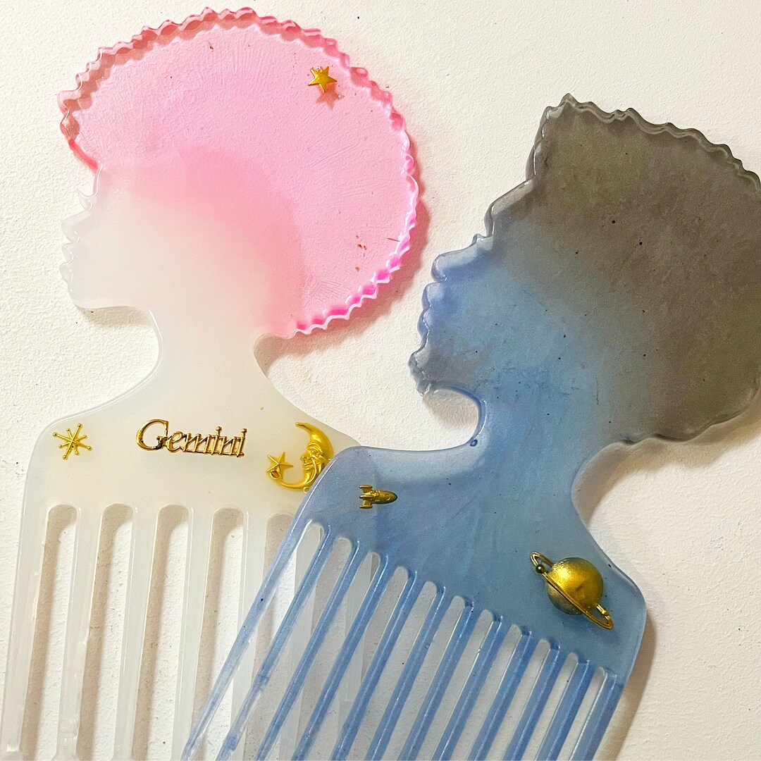 Personalised Wide Tooth Afro / Curly Hair Comb - Etsy