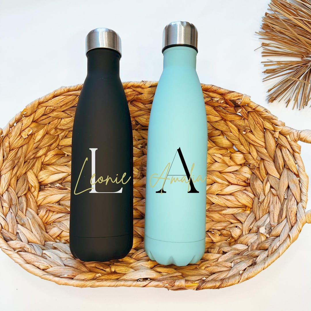 Personalized Thermos Bottle With Engraving, 500ml, Cold and Hot Drinks ...