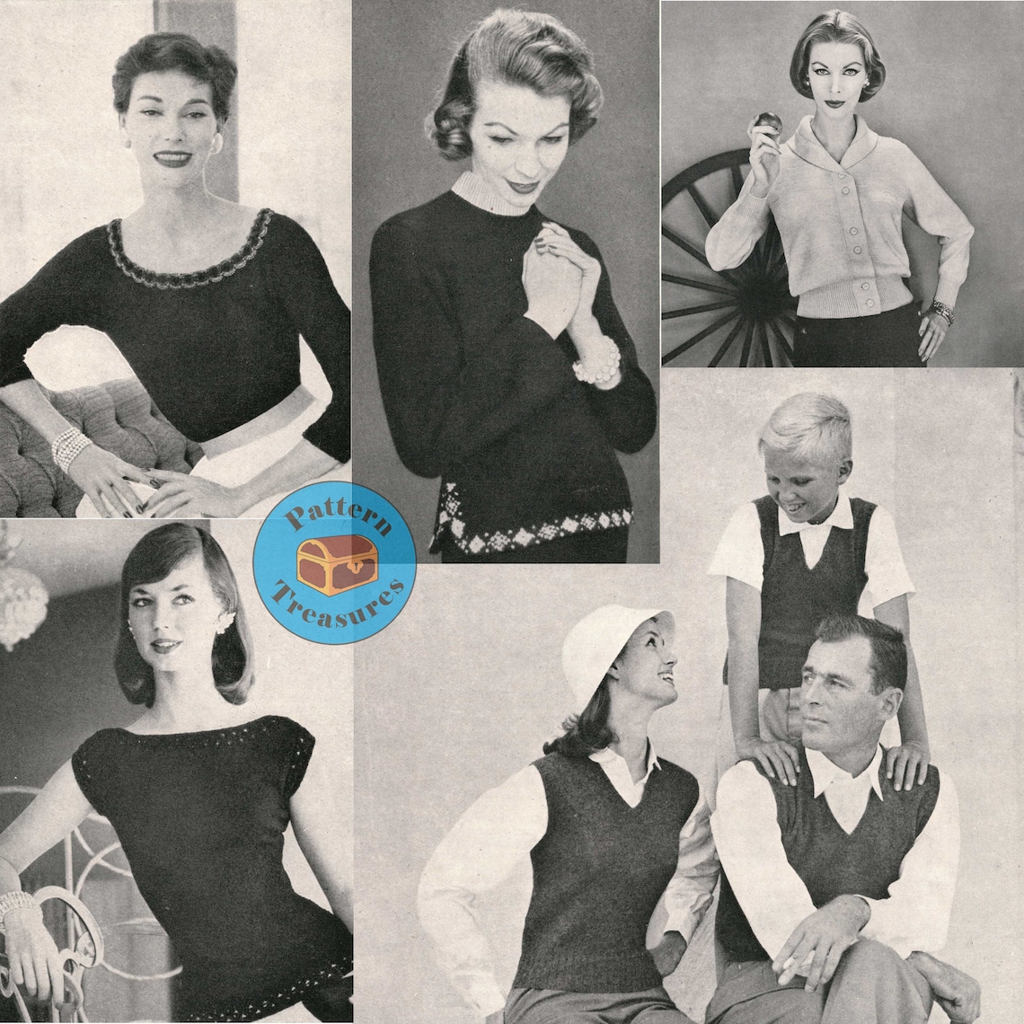 Vintage Vogue Knitting Book No 50 PDF - Etsy