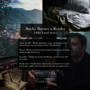 BUCKY BARNES X Reader Comfort Character Email Series (4 Parts) - Etsy