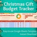 Christmas Gift Budget Tracker - Editable Christmas Budget Spreadsheet ...