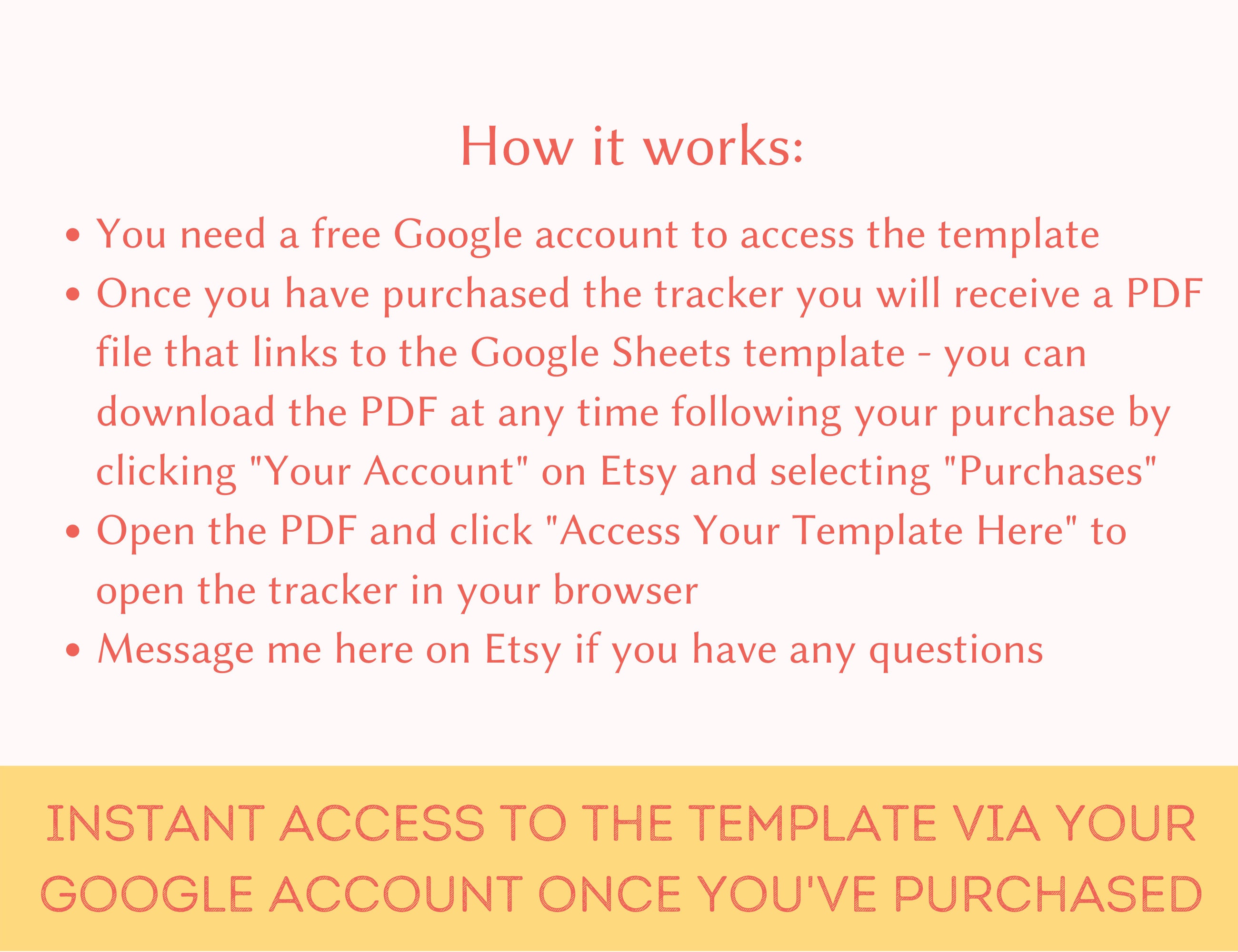 Daily Habit Tracker Digital Google Sheets Template, Goal Planner, Daily ...