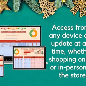 Christmas Gift Budget Tracker - Editable Christmas Budget Spreadsheet ...