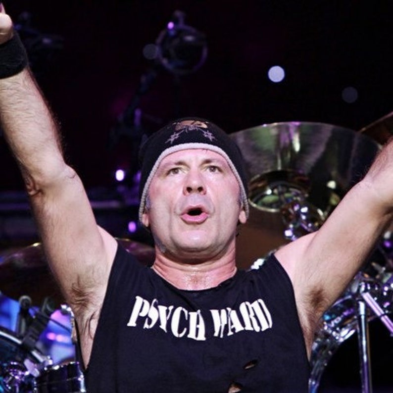 Psych Ward, T-shirt Worn by Bruce Dickinson, Lead Singer of the Metal ...