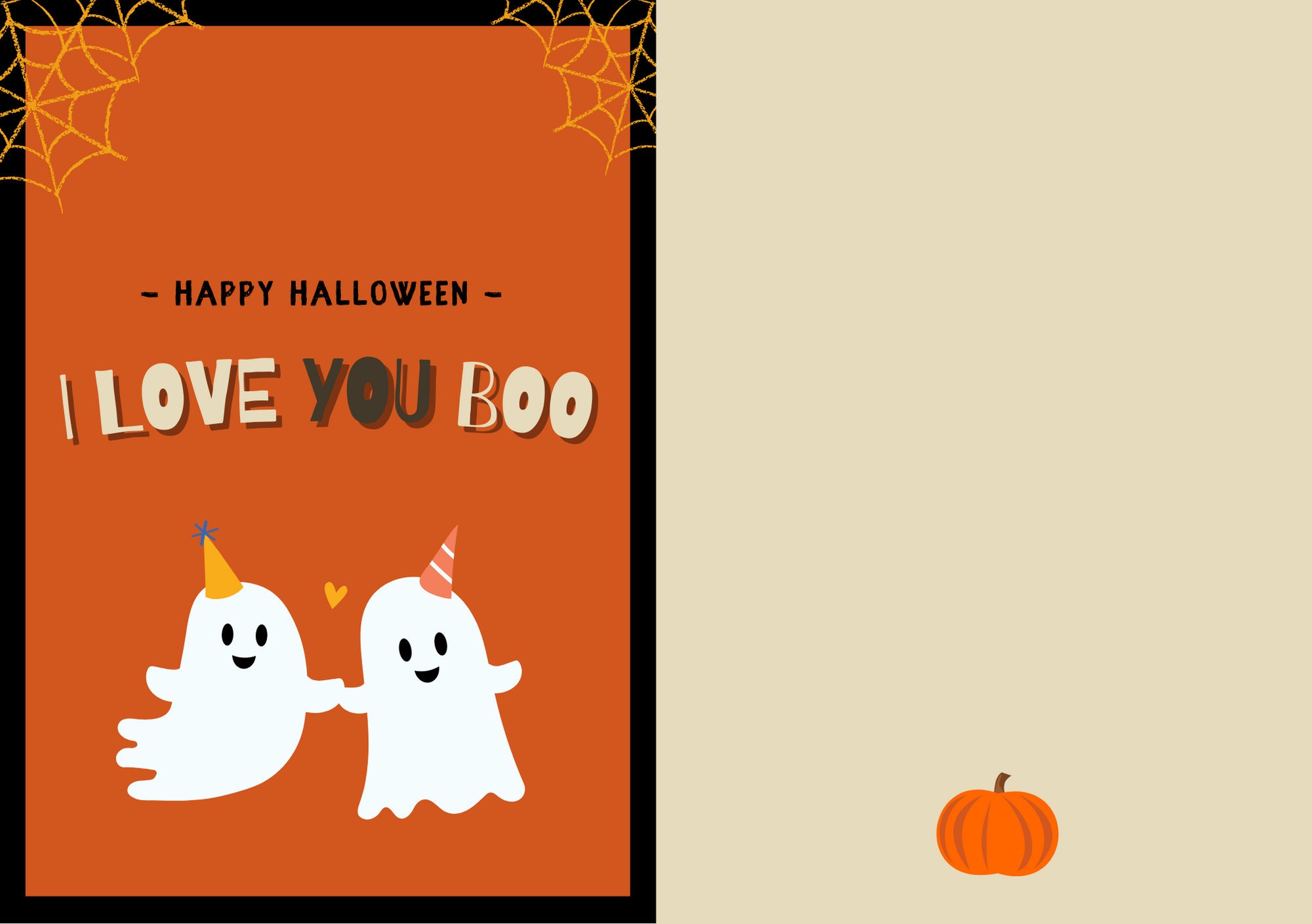 Printable Halloween Card | Halloween Card Printable | Digital Halloween ...