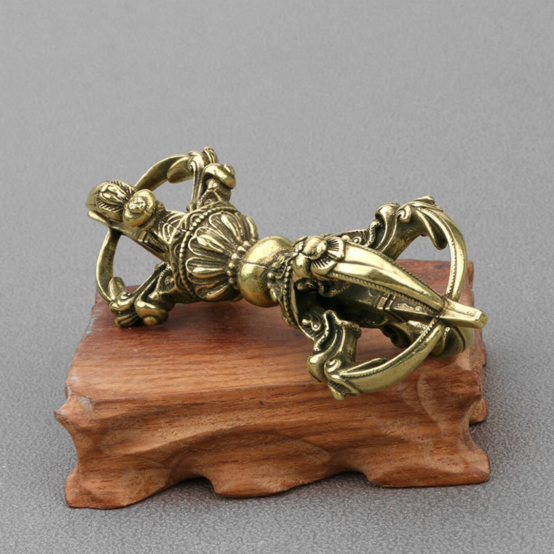 Handmade Brass Tibetan Tantric Ritual Instrument Subduing Magic Pestle ...