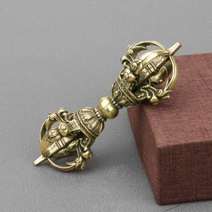 Handmade Brass Tibetan Tantric Ritual Instrument Subduing Magic Pestle ...