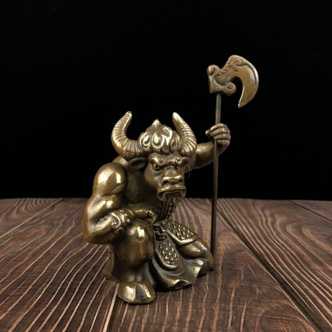 Boutique Handmade Copper Ware Bull Demon King Home Living - Etsy UK