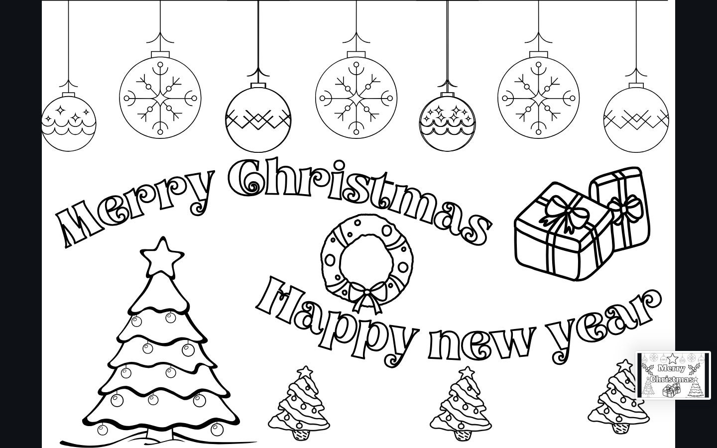 Printable Christmas Colouring - Etsy
