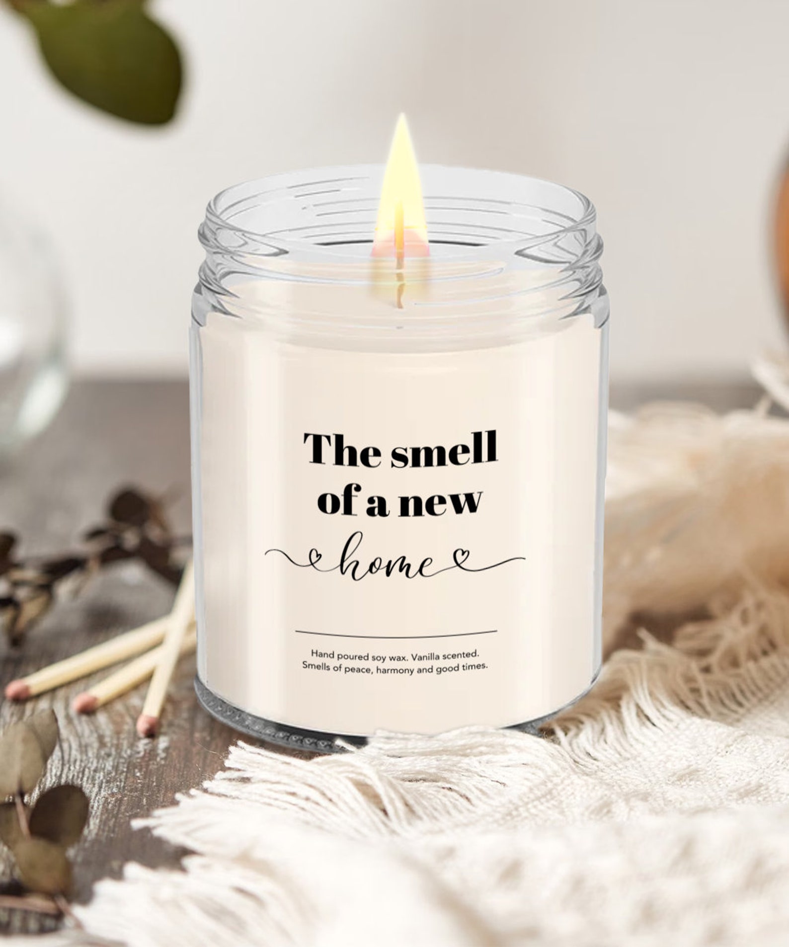 Housewarming Gift, New Home Candle Gift, Smell of a New Home Candle ...