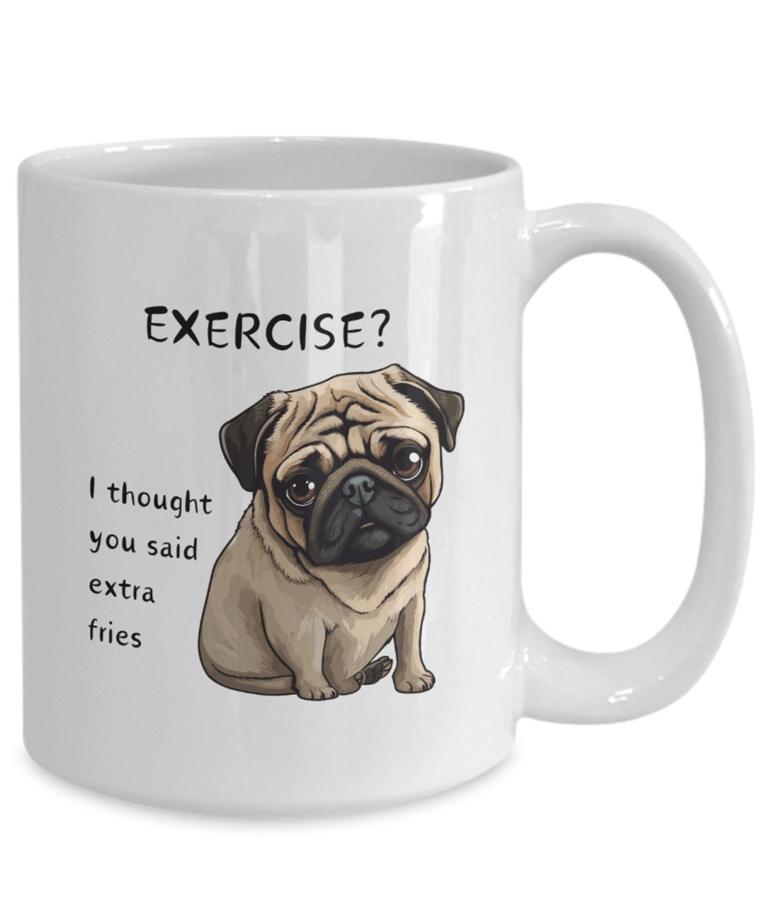 Pug Gifts, Pug Mug, Pug Actually, Pug Mom, Funny Pug Gift, Pug Goals ...