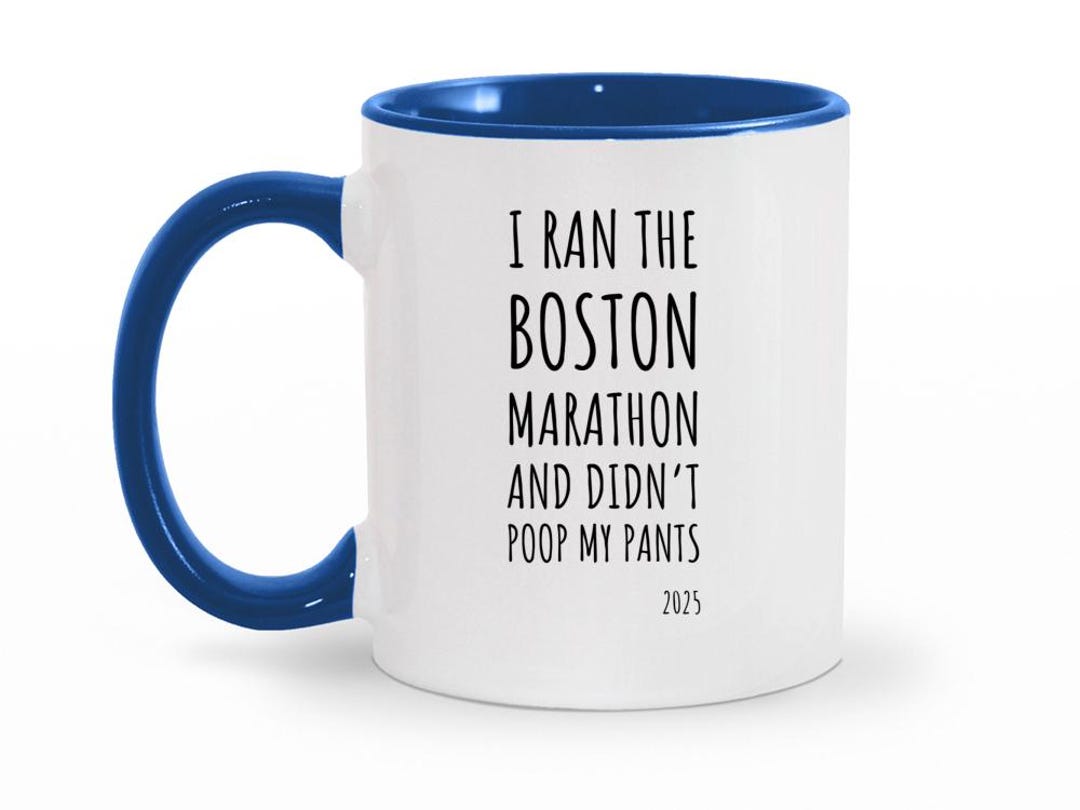 Boston Marathon Mug, Fun Boston Marathon Gift, Customized Gift ...