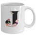 Large Letter J Coffee Mug, Alphabet Mug, Flower Letter Mug, Letter J ...