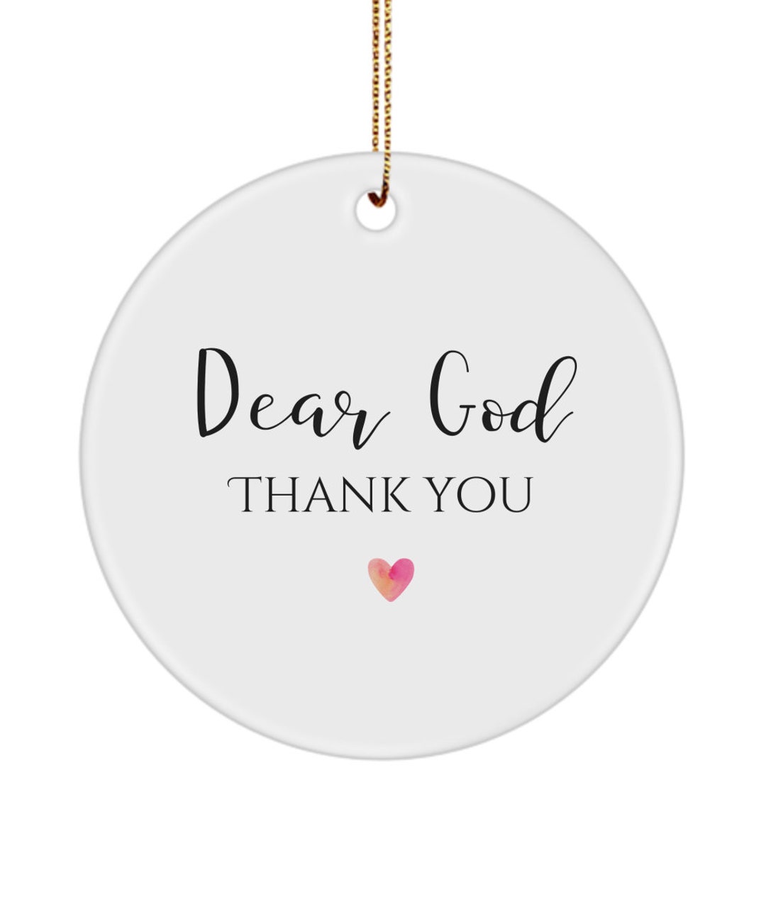 Dear God Thank You, Thank You God Gift, Christian Gift, Gratefulness ...