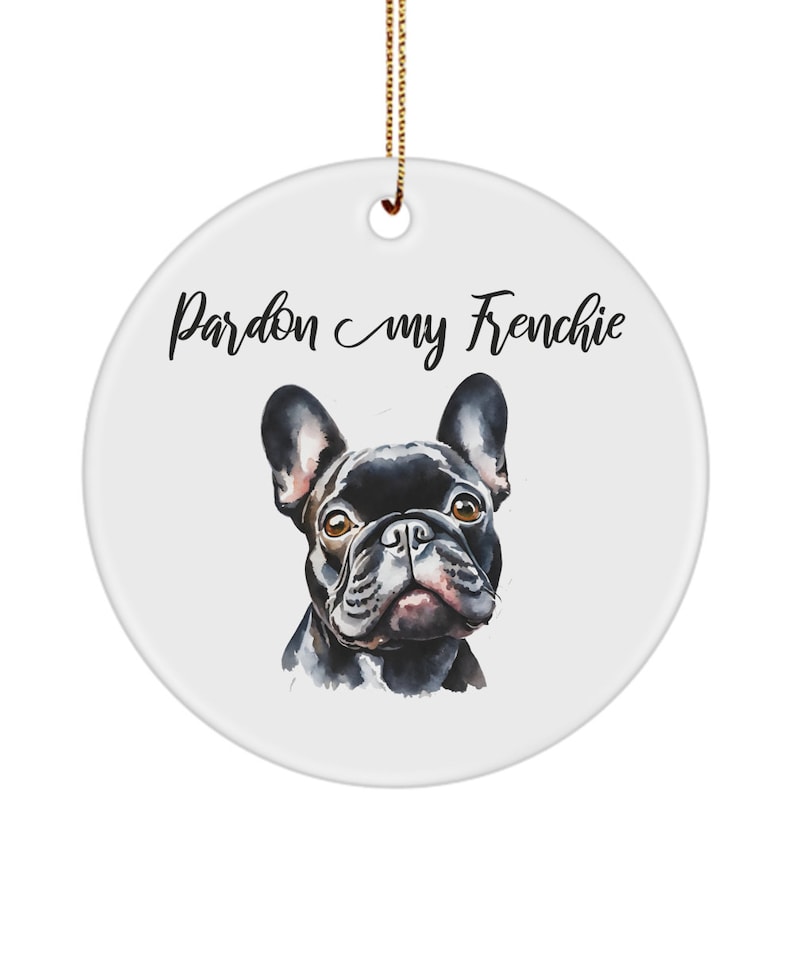 French Bulldog Gift, Bulldog Dog Ornament, Frenchie Gift, French ...