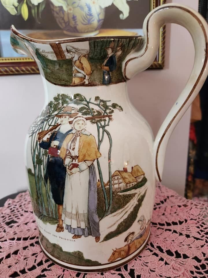 Rare Buffalo Pottery pilgrim Pitcher Circa 1908 - Etsy