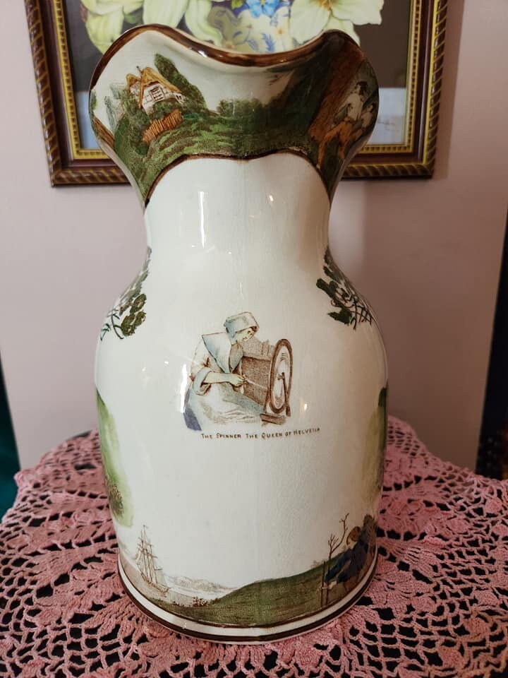 Rare Buffalo Pottery pilgrim Pitcher Circa 1908 - Etsy