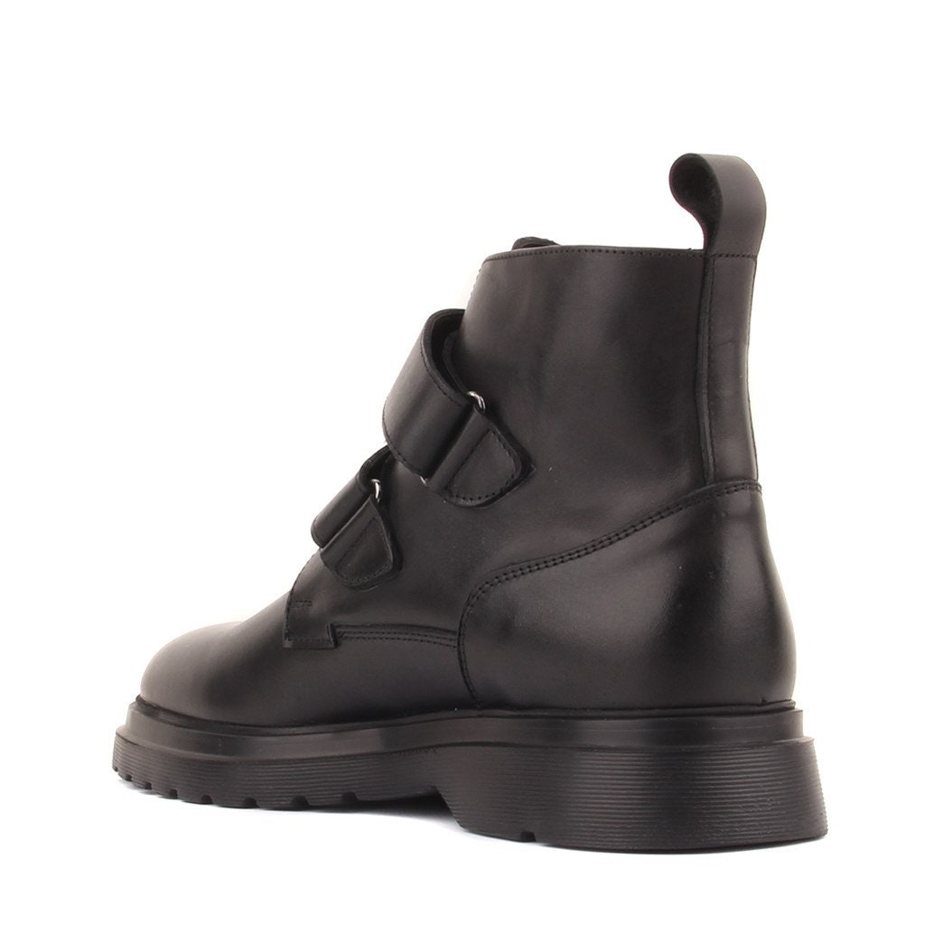 Genuine Leather Men Boot Handmade Velcro Boots Chelsea Men Boot Men ...