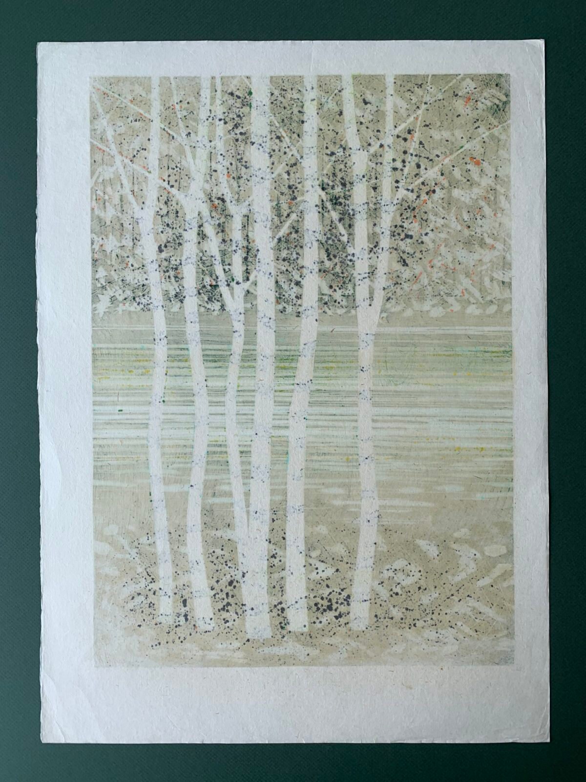 Fumio Fujita: river and Birch B 1991 - Etsy