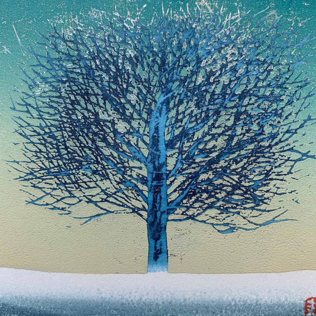 Kunio Kaneko: "a Little Blue Tree" - Etsy